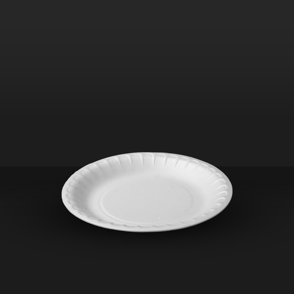 Round foam plate – Castle Pack – EN